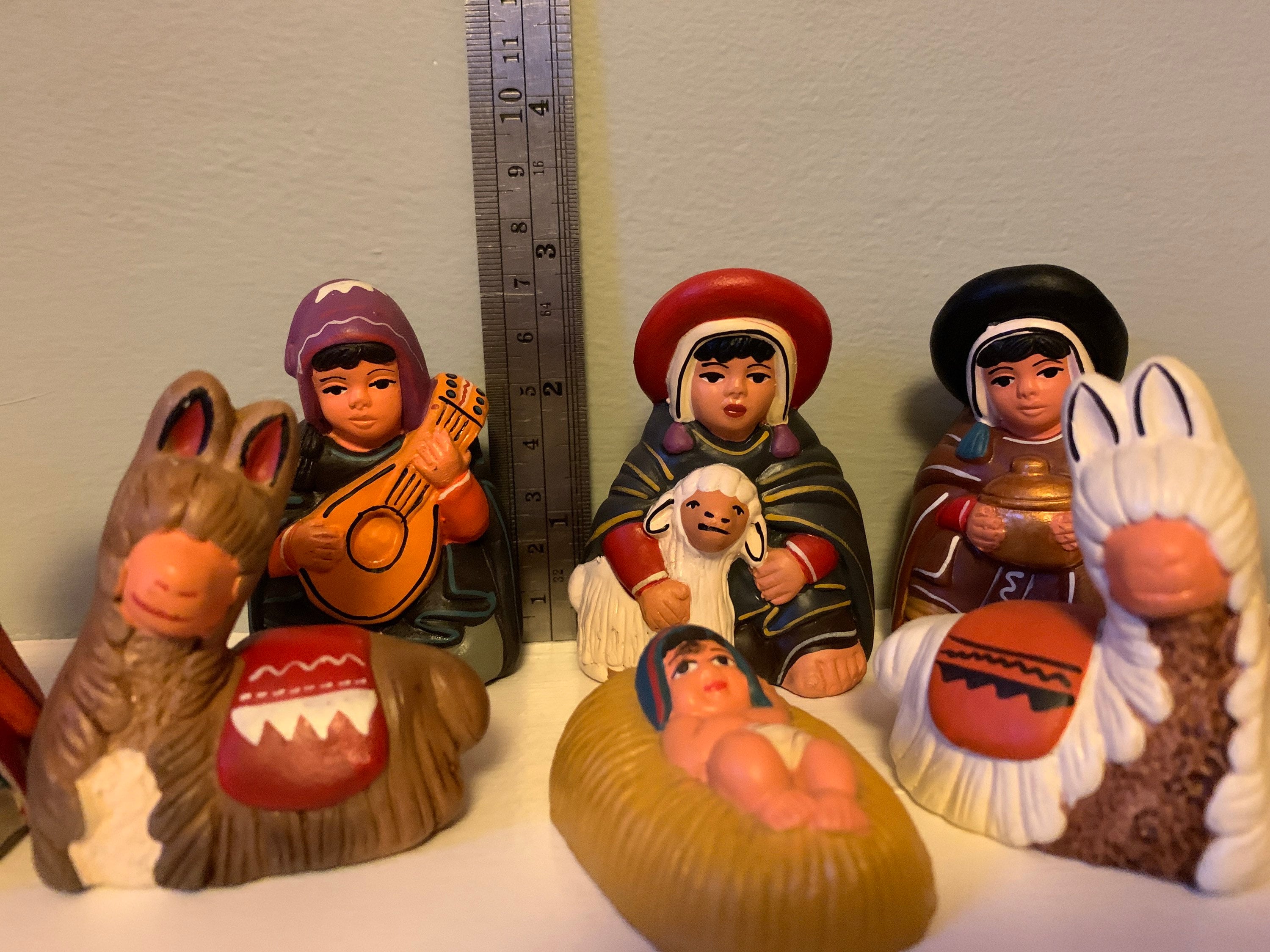 Nativity Scene Nativity Set Ceramic Nativity Set 8 Pieces - Etsy
