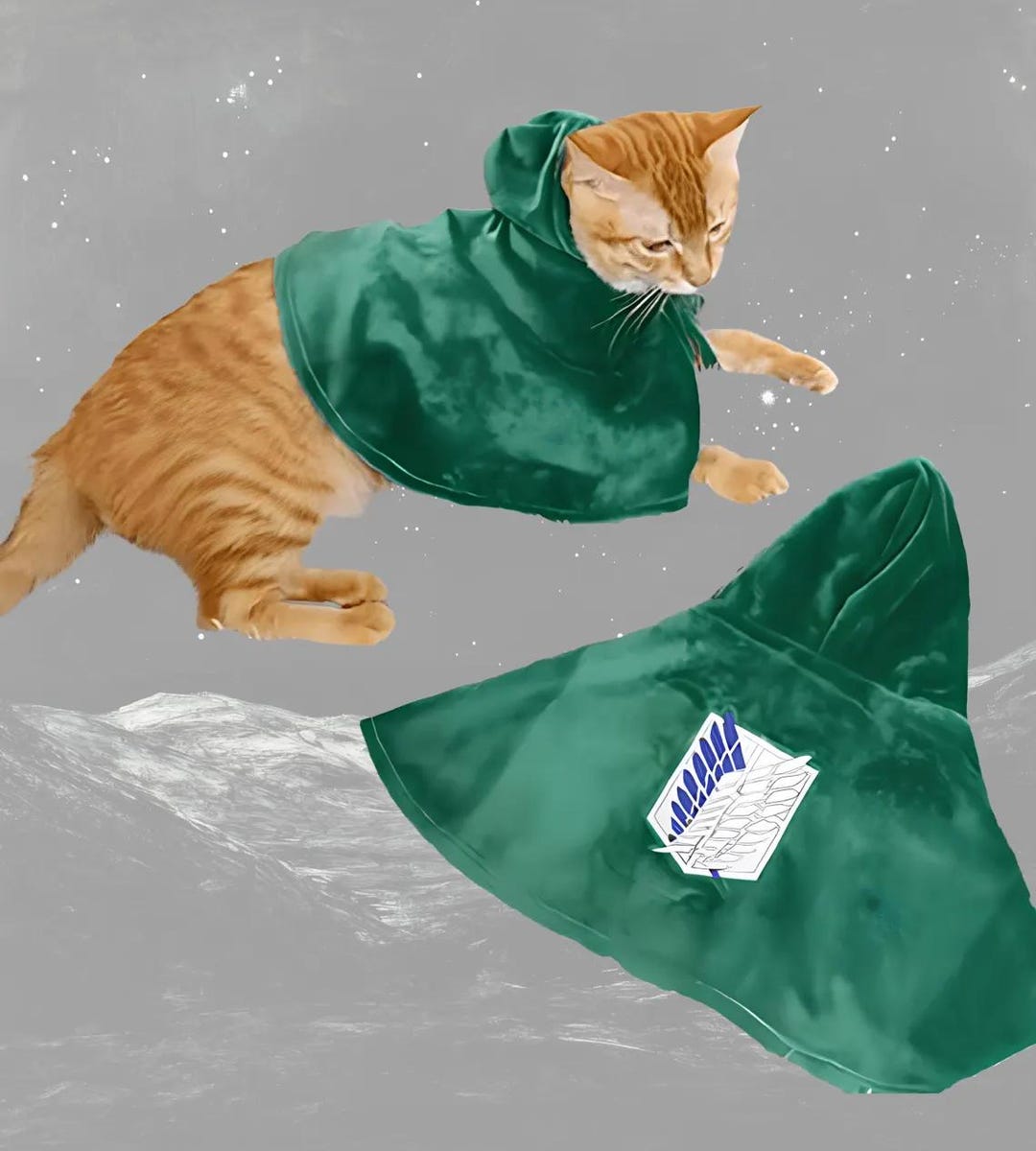 Aot Scout Uniform Cloak for Cat or Small Dog - Attack on Titan ...