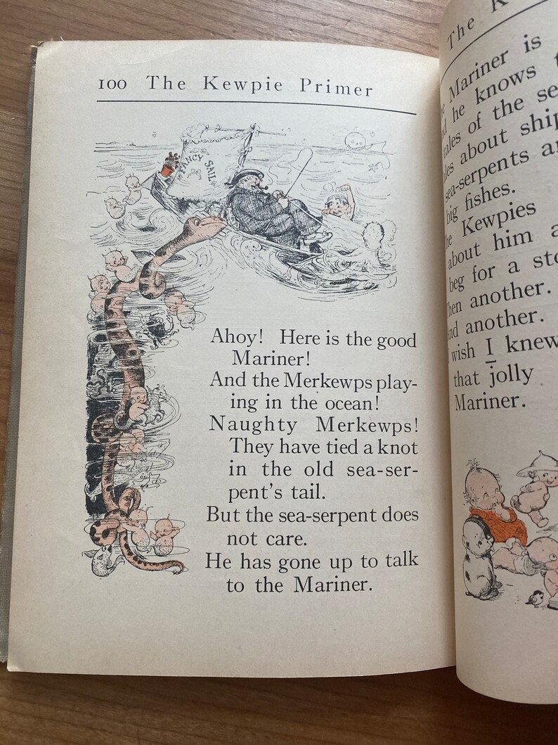The Kewpie Primer, Illustrated by Rose O'neill, 1916, First Edition ...