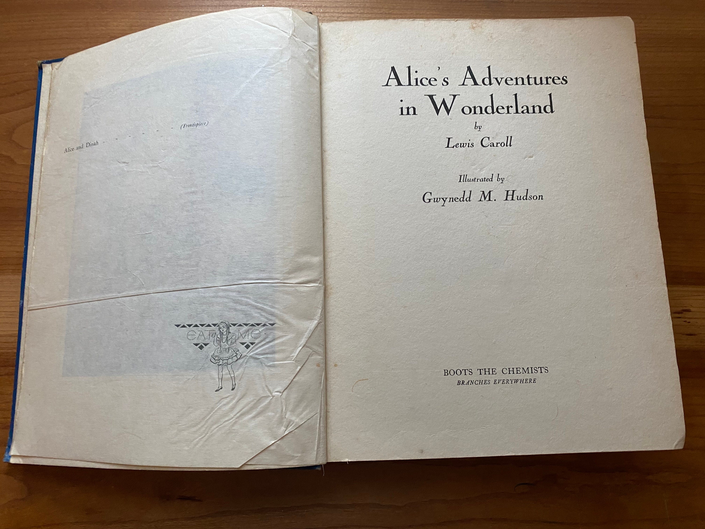 Alice's Adventures in Wonderland, Lewis Carroll, Gwynedd Hudson, Boots ...