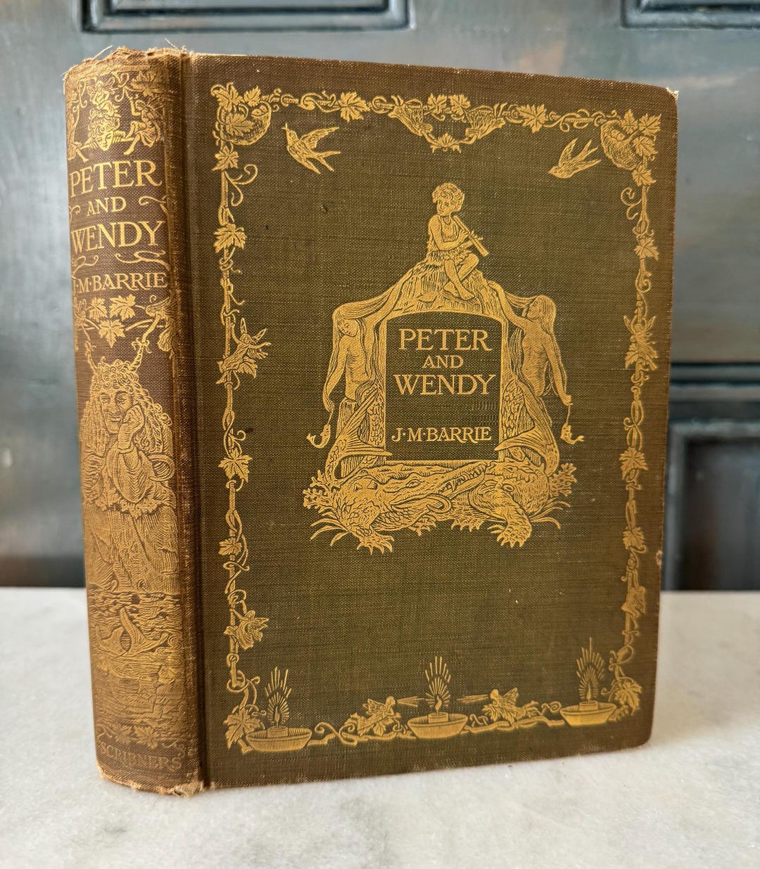 Peter and Wendy, J.M. Barrie, 1911, First US Edition, Peter Pan, Charles Scribner's Sons - Etsy