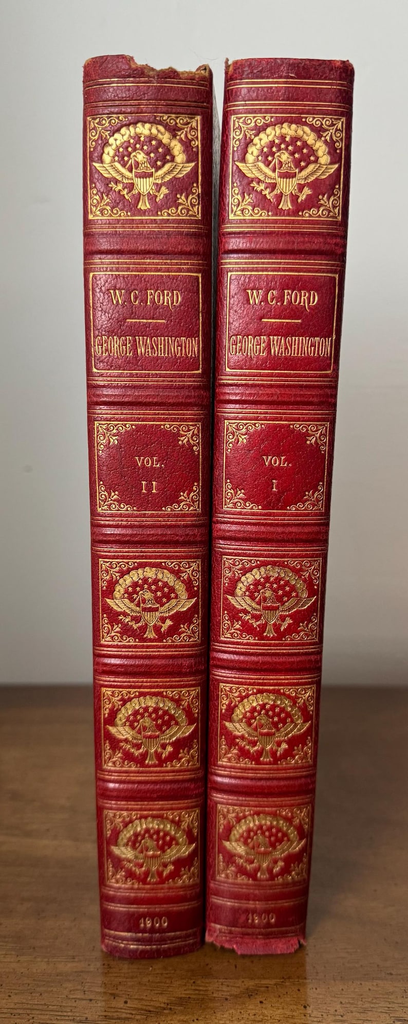 George Washington, Memorial Edition, Worthington Chauncey Ford, 2 Vol ...