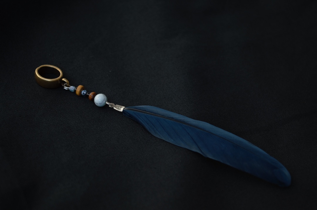 Hair Accessories for Dreads, Dread Jewelry, Feather for Dreadlocks - Etsy