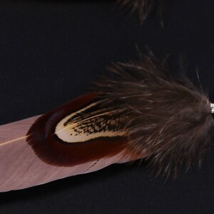 Dread Feather, Pendant With Feather, Natural Feather Jewelry - Etsy