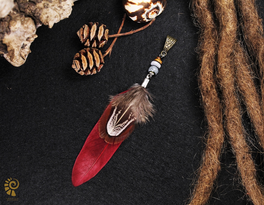 Dreadbead | Dreadfeather | Dread Jewelry | Feather Jewelry for ...