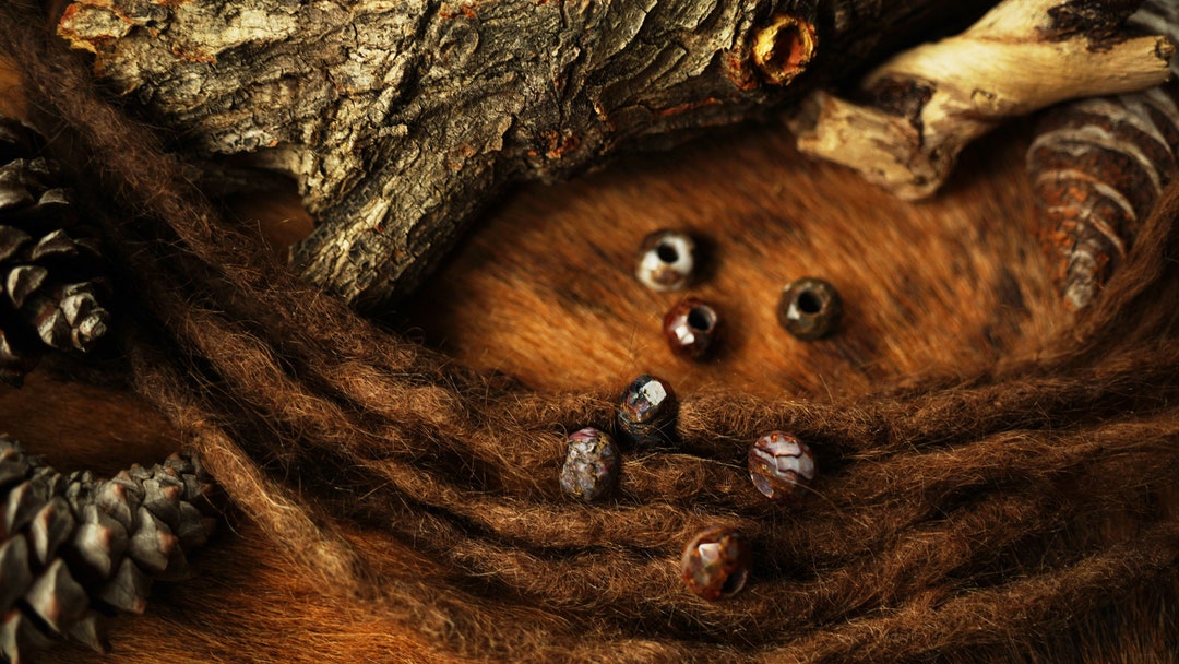 Pietersite Dreadlock Beads Mineral Dreadlock Beads From Pietersite ...
