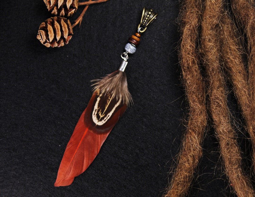 Dreadbead | Dreadfeather | Dread Jewelry | Feather Jewelry for ...