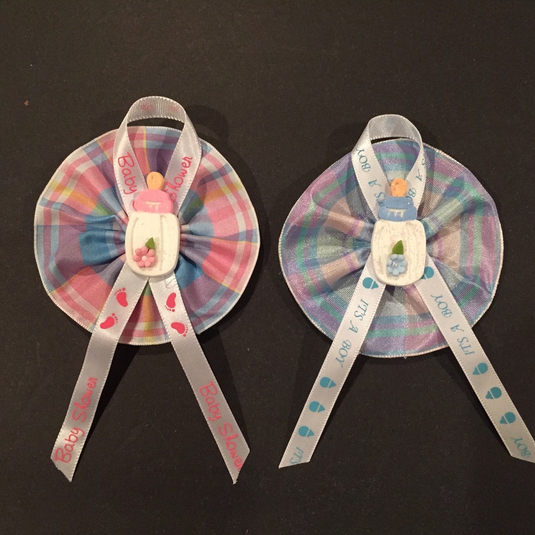 Boy Baby Shower Guest Corsage/ Capias / Pin On - Etsy