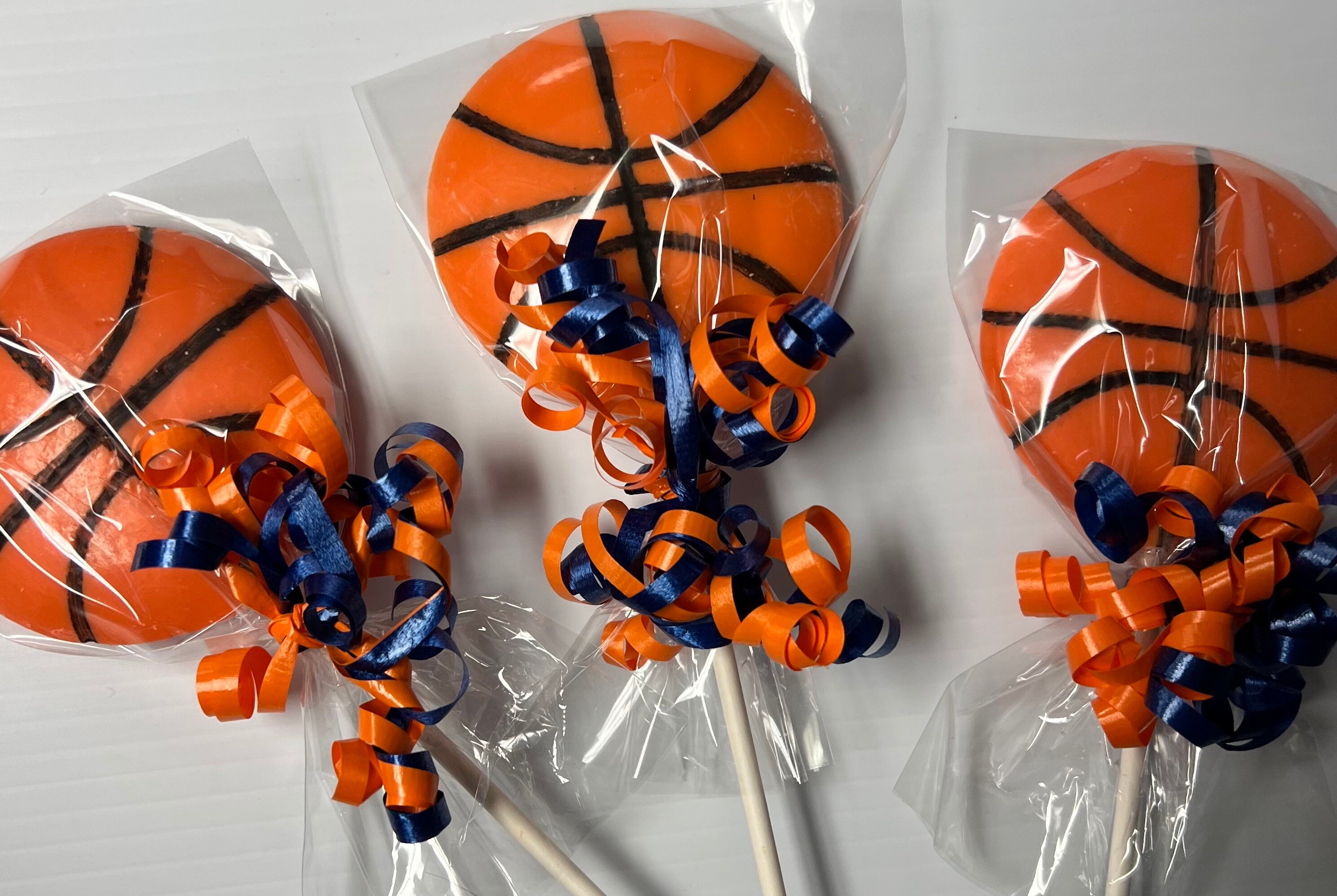 Basketball Chocolate Lollipop - Etsy