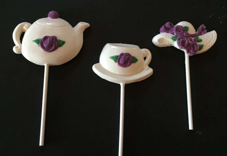 Tea Set Chocolate Lollipops - Etsy