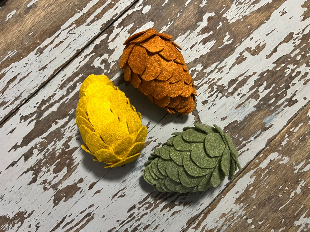 Handmade Felt Pinecones, Autumn Tablescapes, Fall Decor, Nature Indoors ...