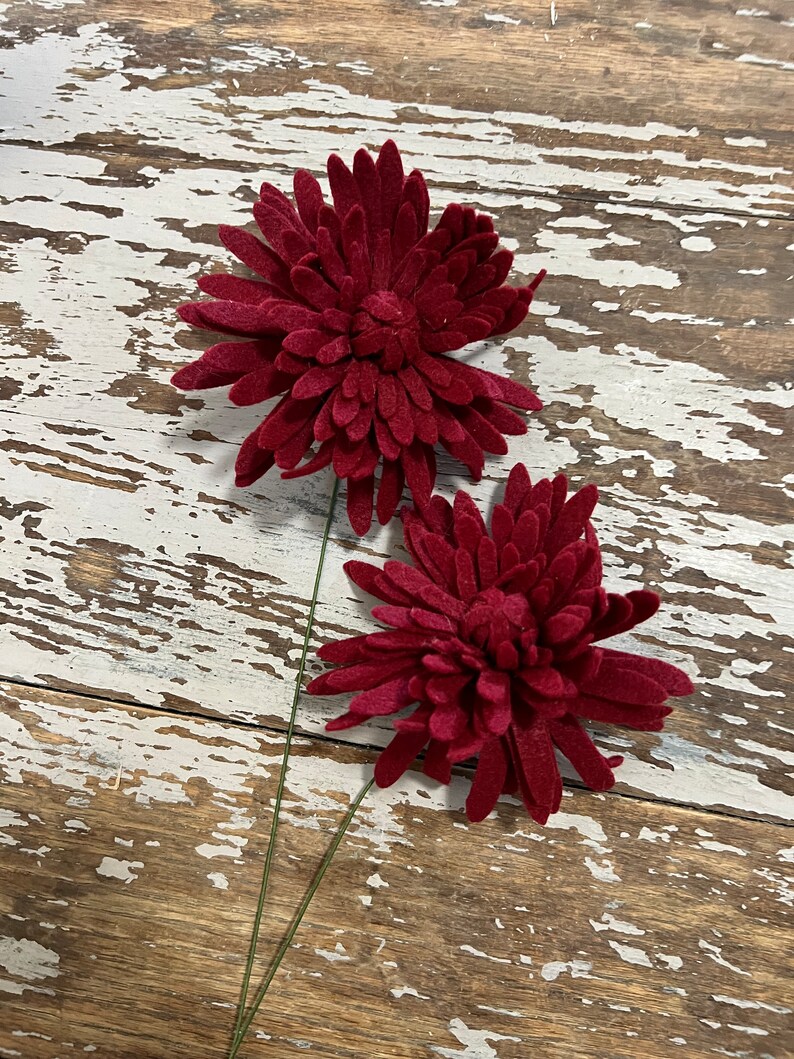 Chrysanthemum Craft Kit, DIY Wedding Flowers, Felt Flower Fun at Home ...