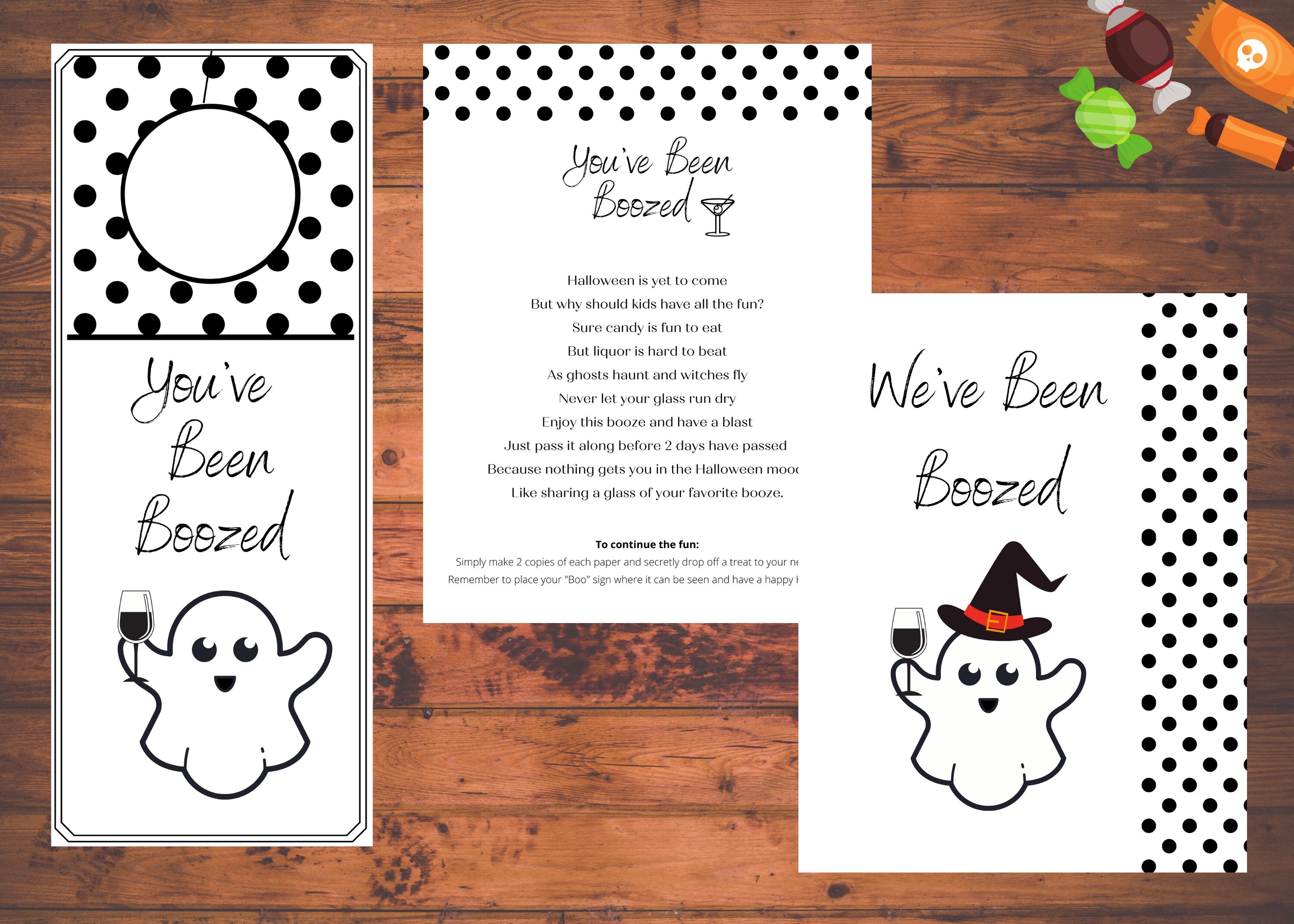 We've Been Boozed You've Been Boo'd Booed - Etsy