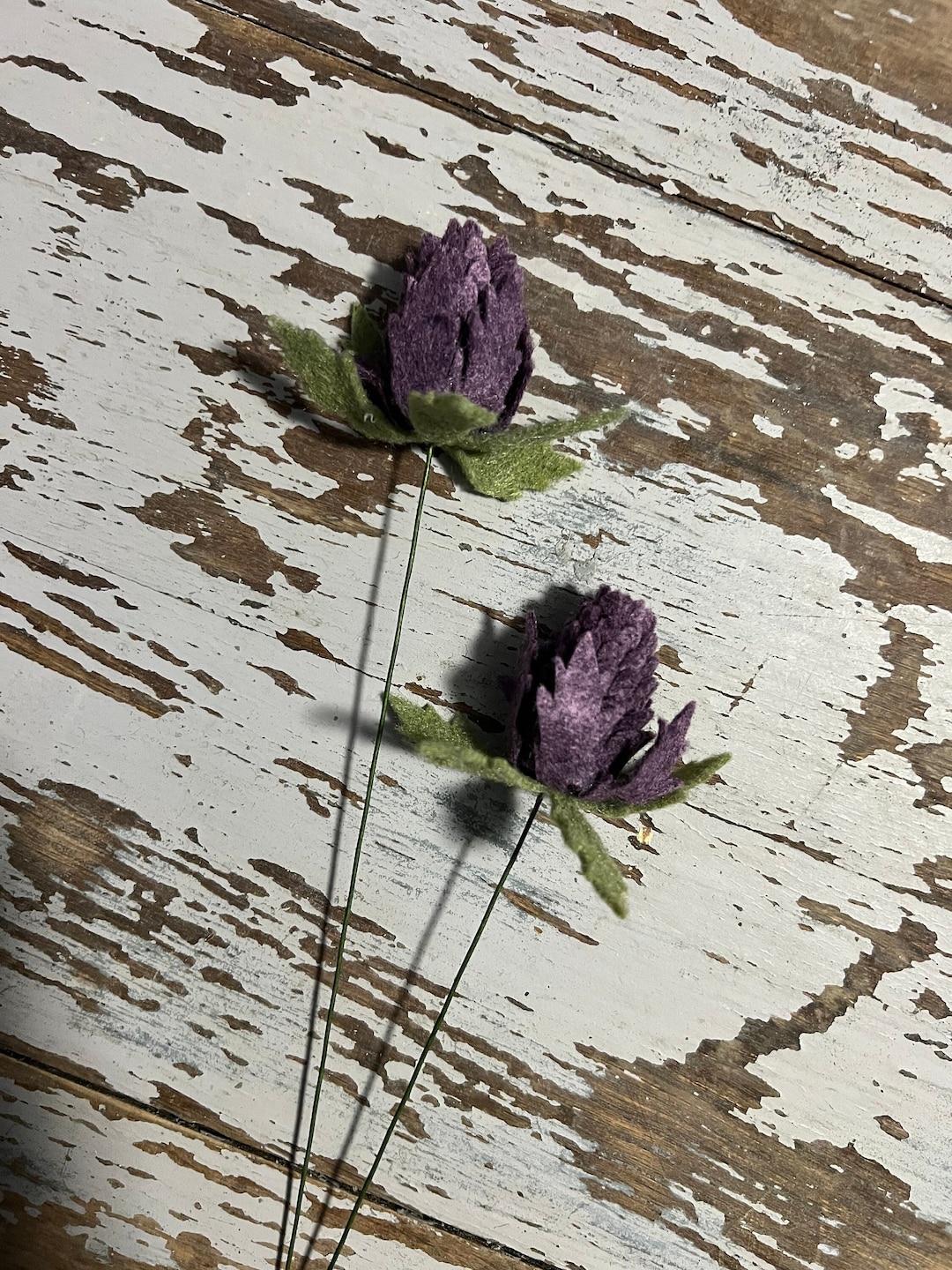 Felt Scottish Thistles, Purple Winter Tablescapes, Birthday Gift, Build ...