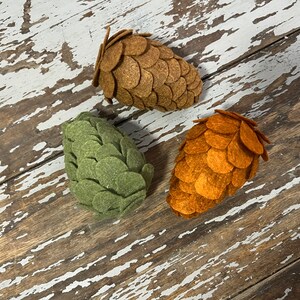 Handmade Felt Pinecones, Autumn Tablescapes, Fall Decor, Nature Indoors ...