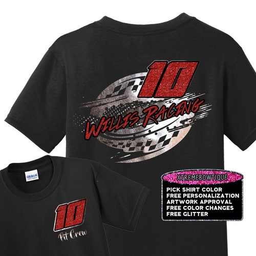 Custom Racing Shirt Pit Crew Dirt Track Shirt Motorcycle - Etsy