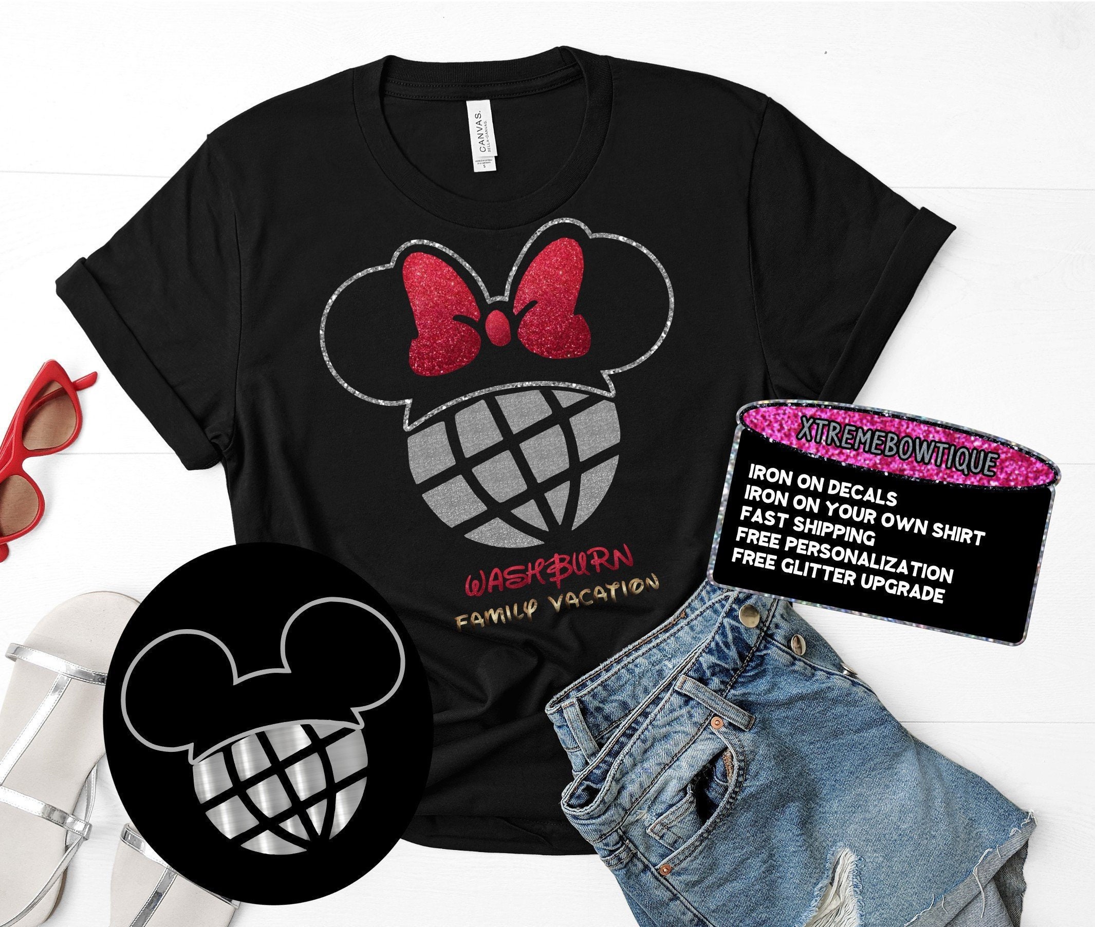 Disney Iron on Transfer for Shirts, Disney Decals for Shirts, Disney ...