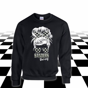 Custom Racing Hoodie for Dirt Track Racing, Drag Racing Sweatshirt ...