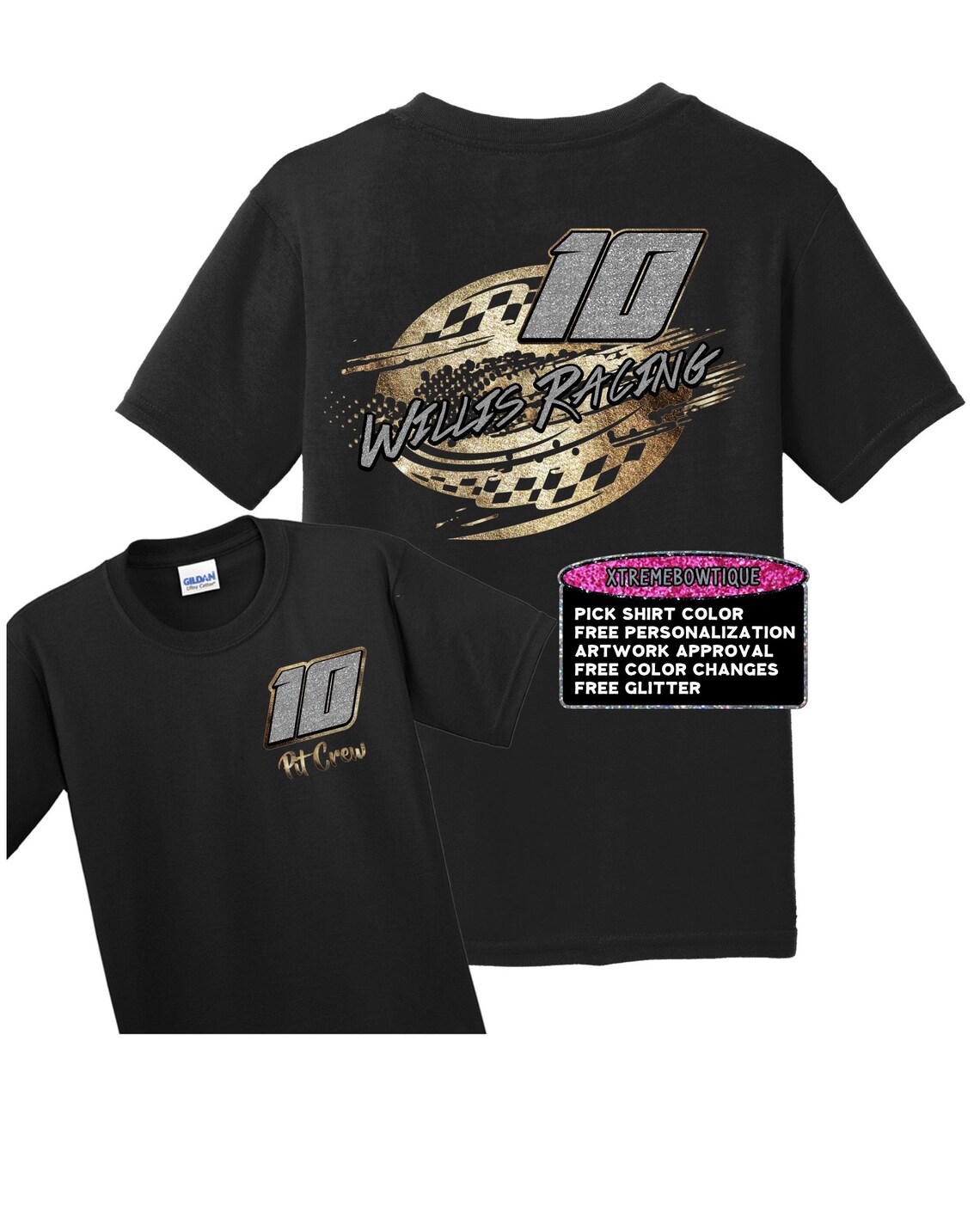 Custom Racing Shirt Pit Crew Dirt Track Shirt Motorcycle - Etsy