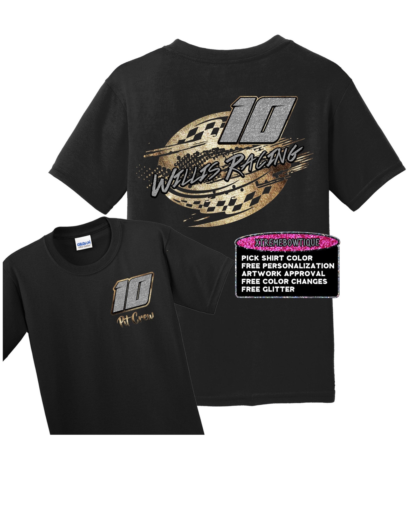 Custom Racing Shirt Pit Crew Dirt Track Shirt Motorcycle - Etsy