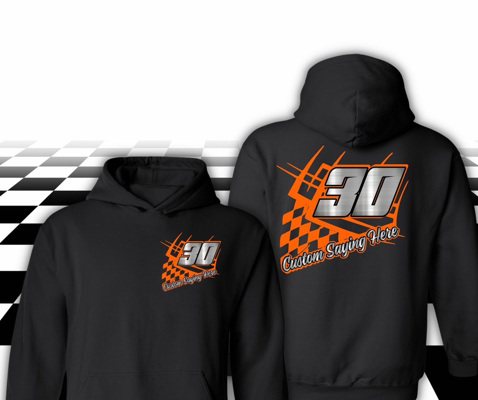 Racing Hoodie Custom Racing Sweatshirt for Dirt Track Racing - Etsy