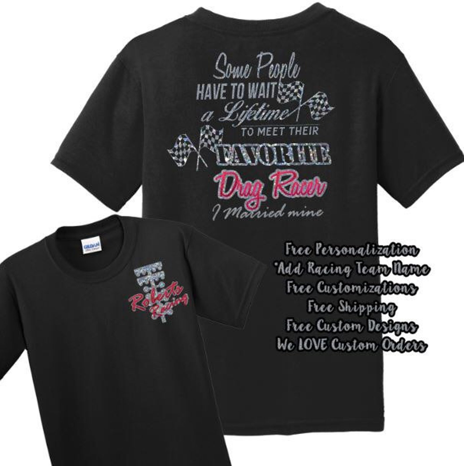 Drag Racing Shirt Drag Racing Clothing Custom Racing Shirts - Etsy