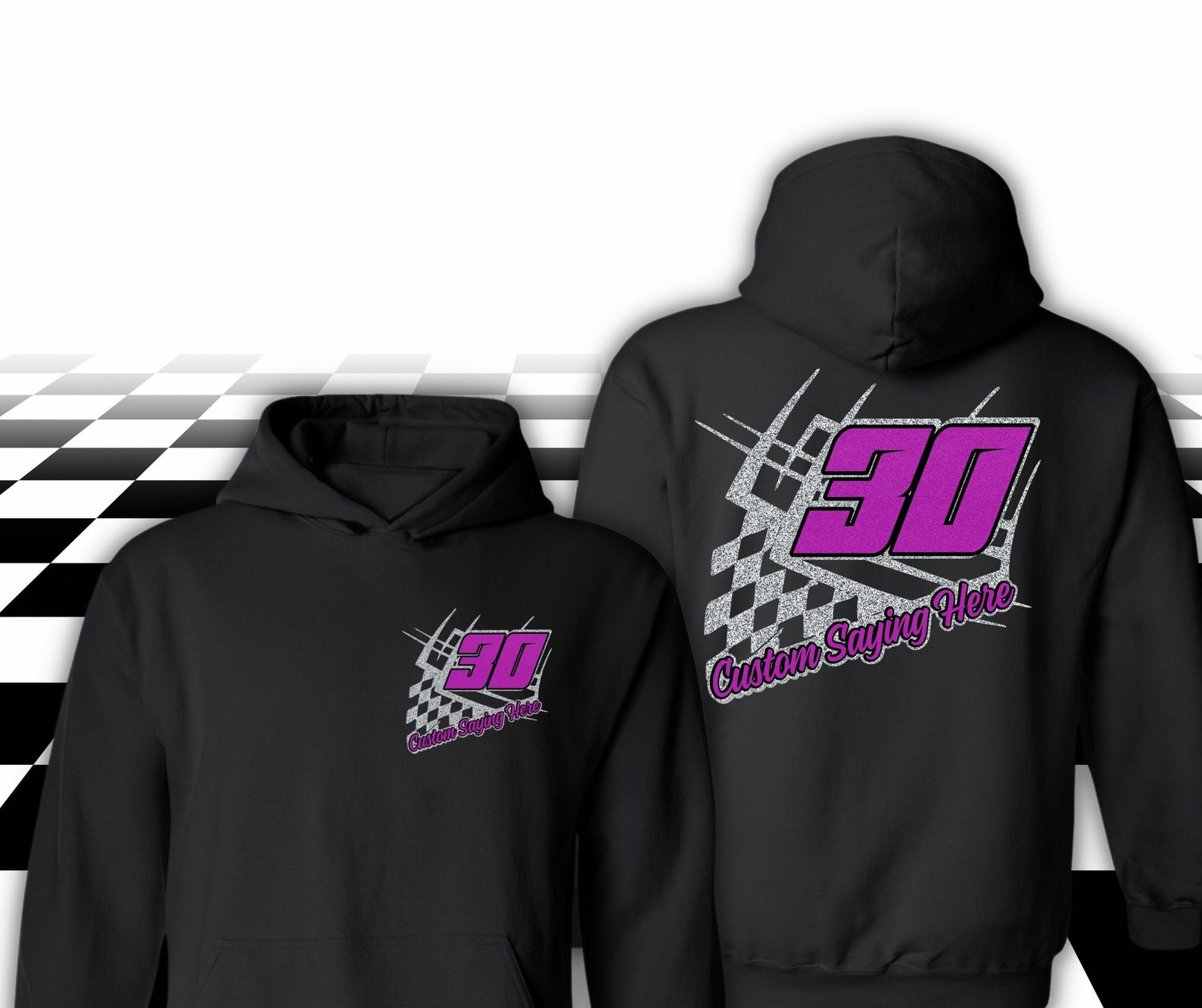 Racing Hoodie Custom Racing Sweatshirt for Dirt Track Racing - Etsy