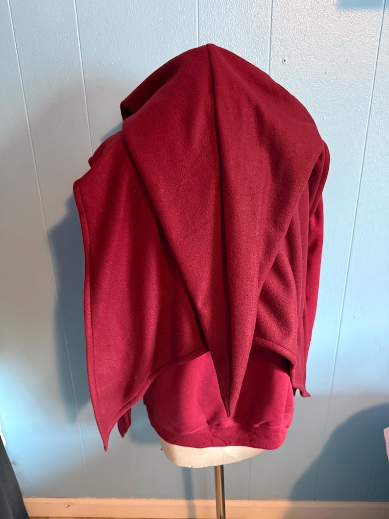 Dirk Hoodie Godtier With Fleece Cape Attached - Etsy