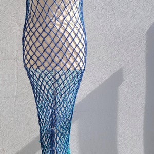 Crochet Fishnet Maxi Dress - Etsy