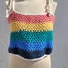 Vintage Rainbow Crochet Tube Tank - Etsy