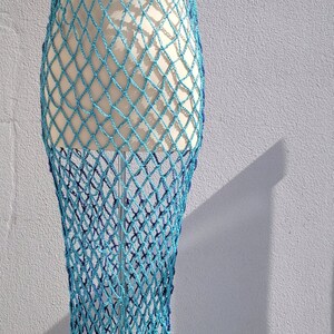 Crochet Fishnet Maxi Dress - Etsy