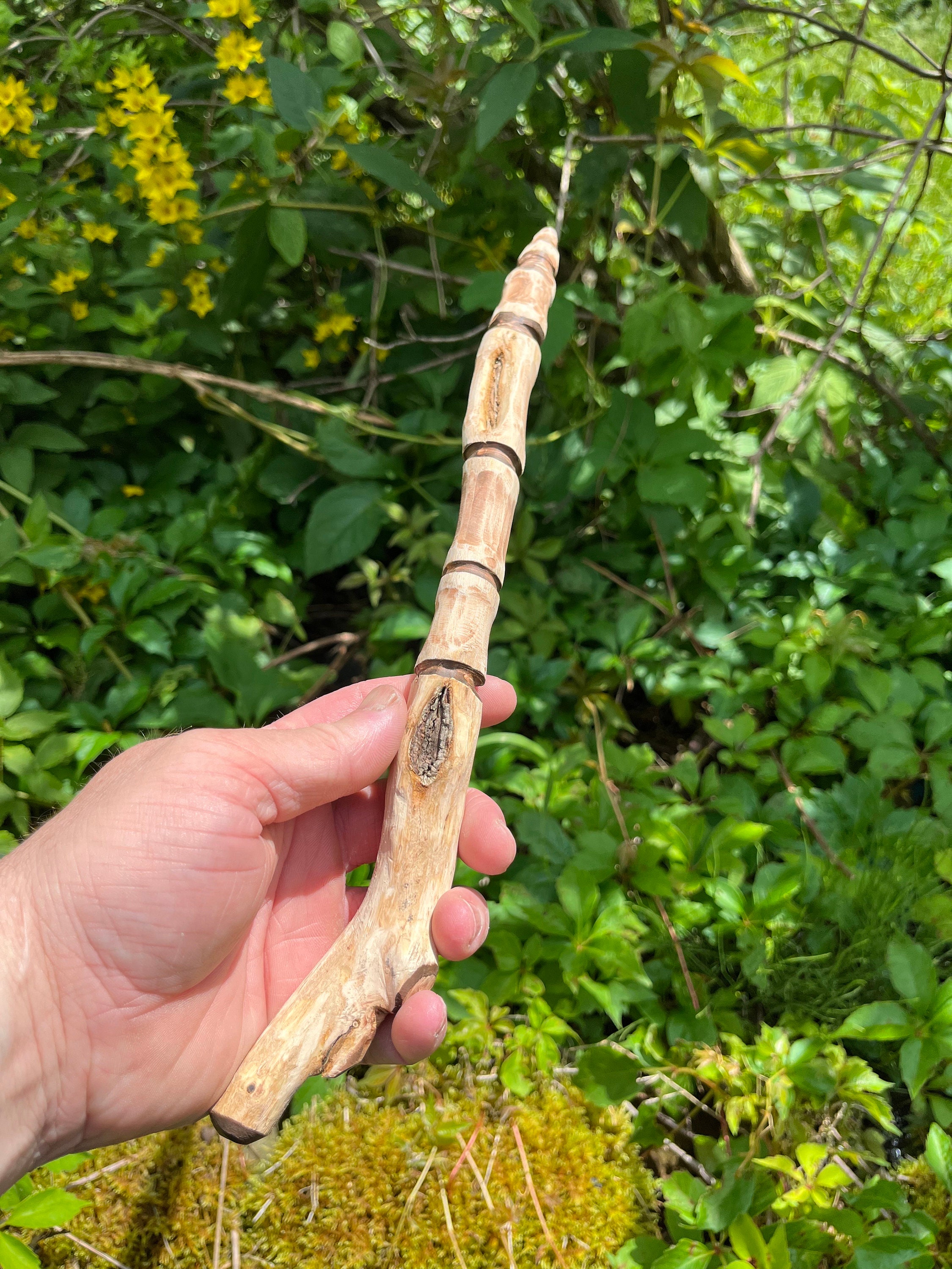 Rustic Hawthorn Wood Witch's Wand Named Sgèile Bheag small Scale - Etsy