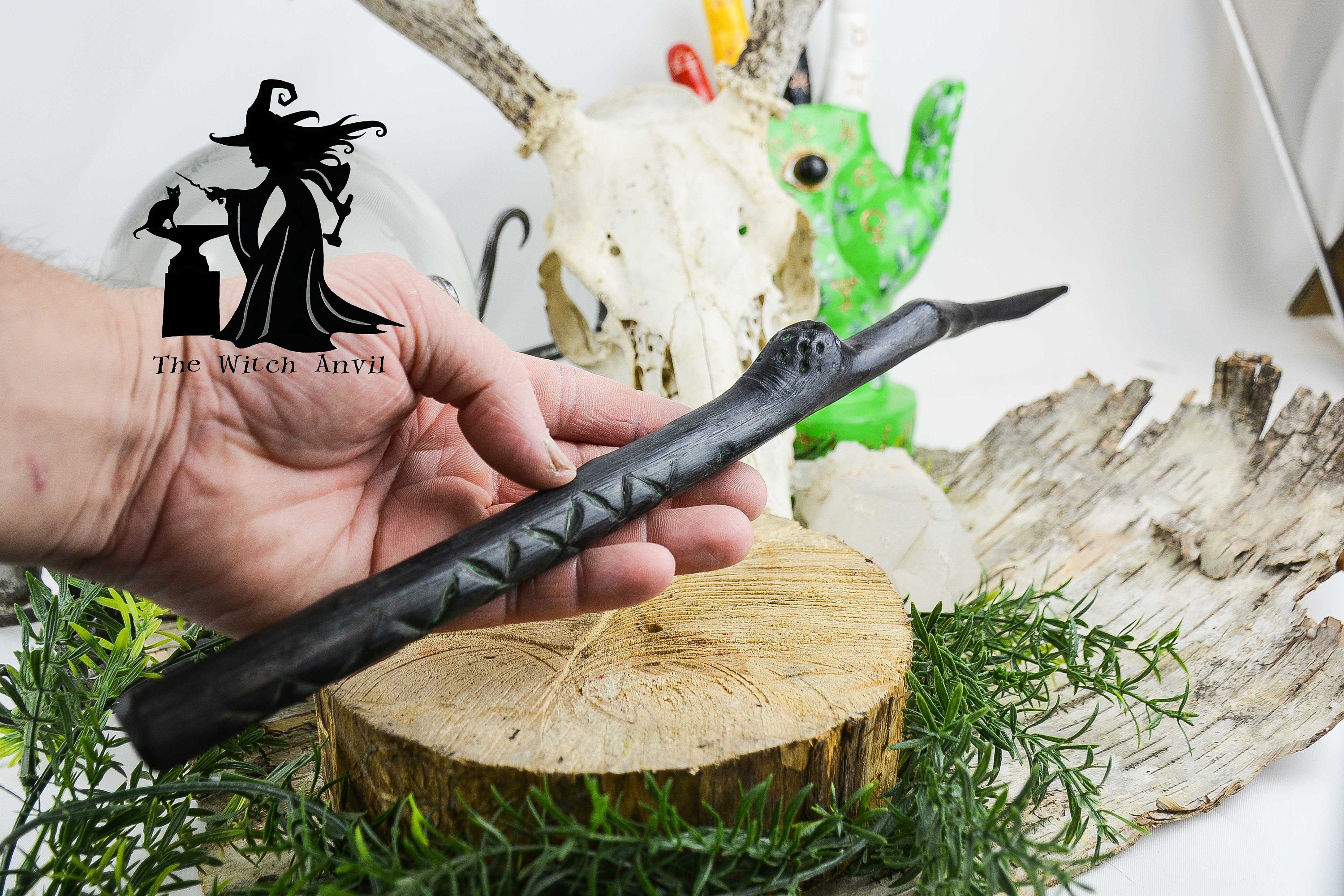 Traditional Wand Made of Hazel Wood hazel Named Na Seachd - Etsy