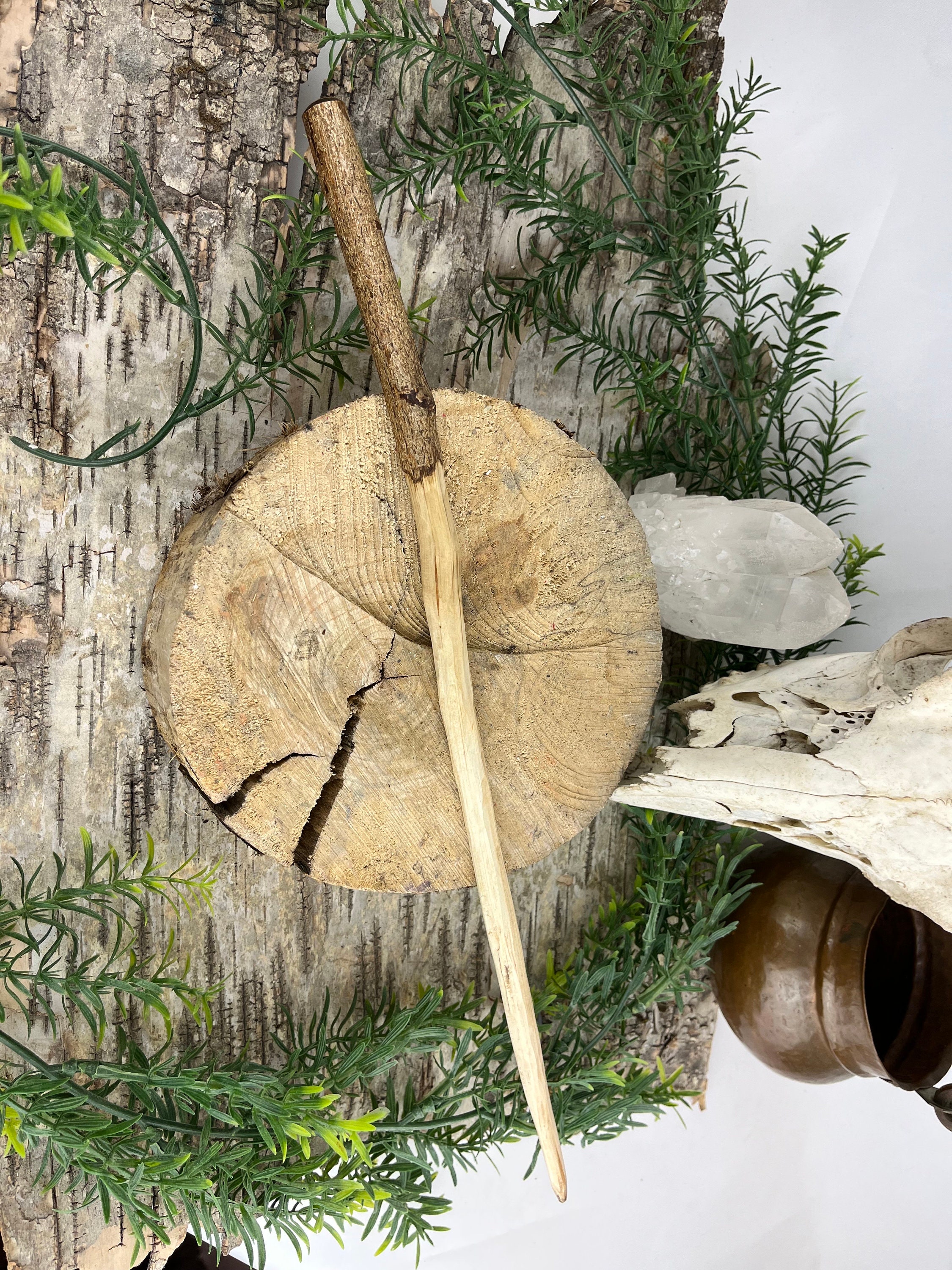Traditional Chopstick,magic Wand,stick, in Hazel Wood Named Gealach ...