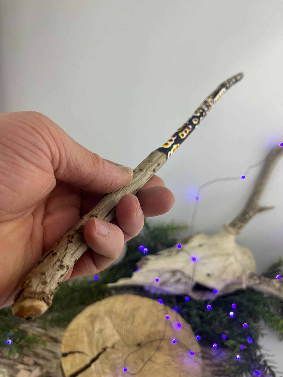 Elder Tree Wand (sambucus Canadensis) Named Am Fear Mòr Den Dùbhlachd ...