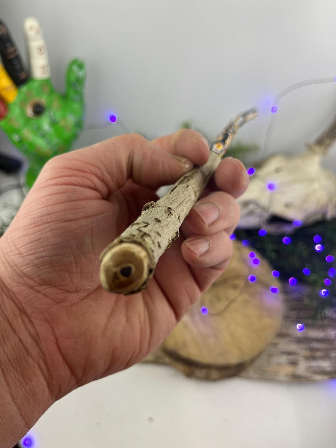 Elder Tree Wand (sambucus Canadensis) Named Am Fear Mòr Den Dùbhlachd ...