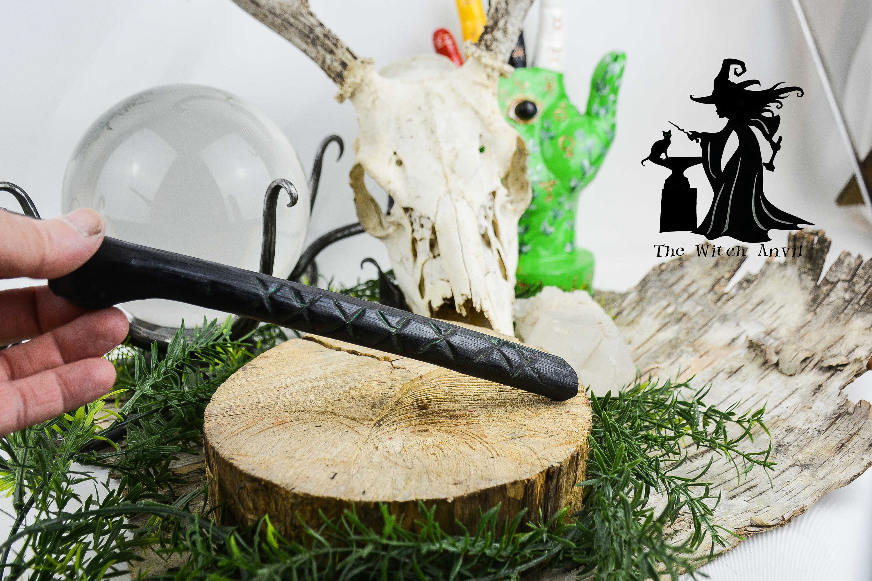 Traditional Wand Made of Hazel Wood hazel Named Na Seachd - Etsy