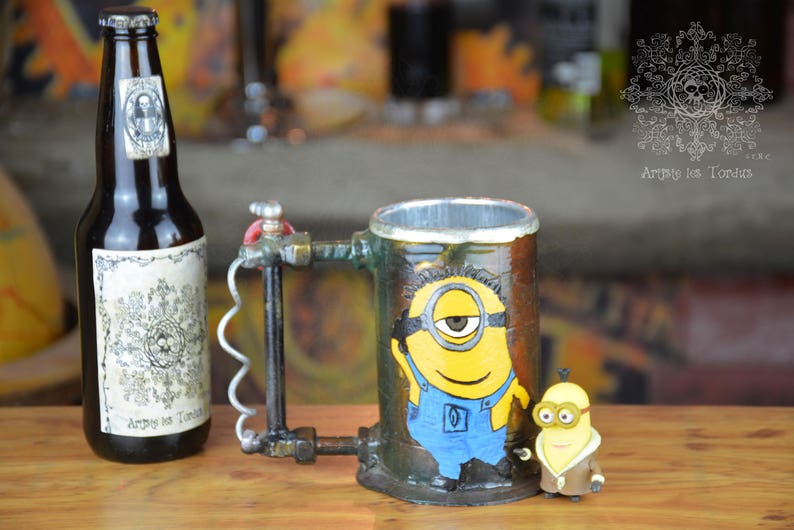 Beer Steampunk Tankard Alambique,metal,mignions,steampunk , Beer ...
