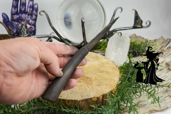 Traditional Wand Made of Hazel Wood hazel Named Snàthad - Etsy