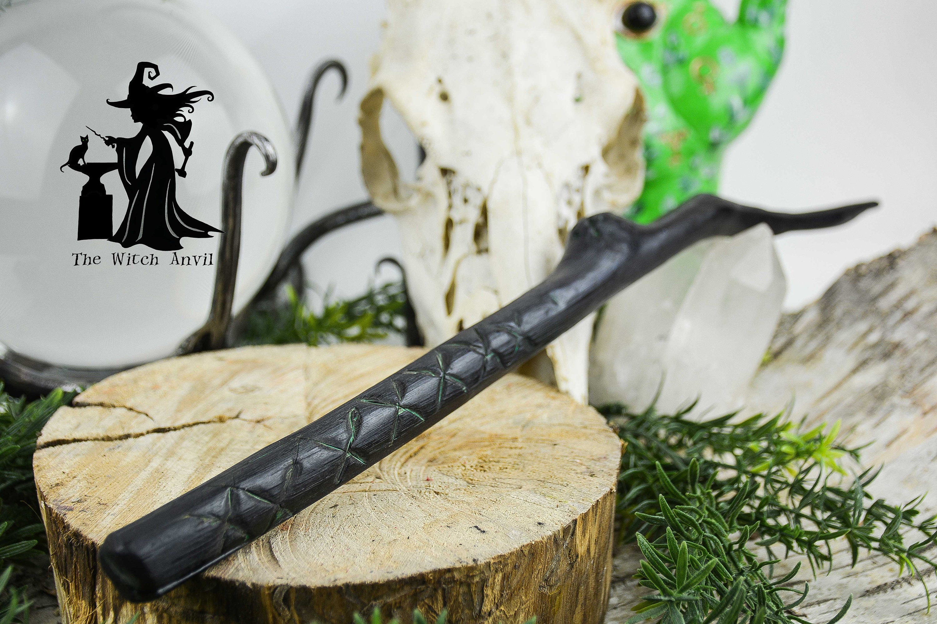 Traditional Wand Made of Hazel Wood hazel Named Na Seachd - Etsy