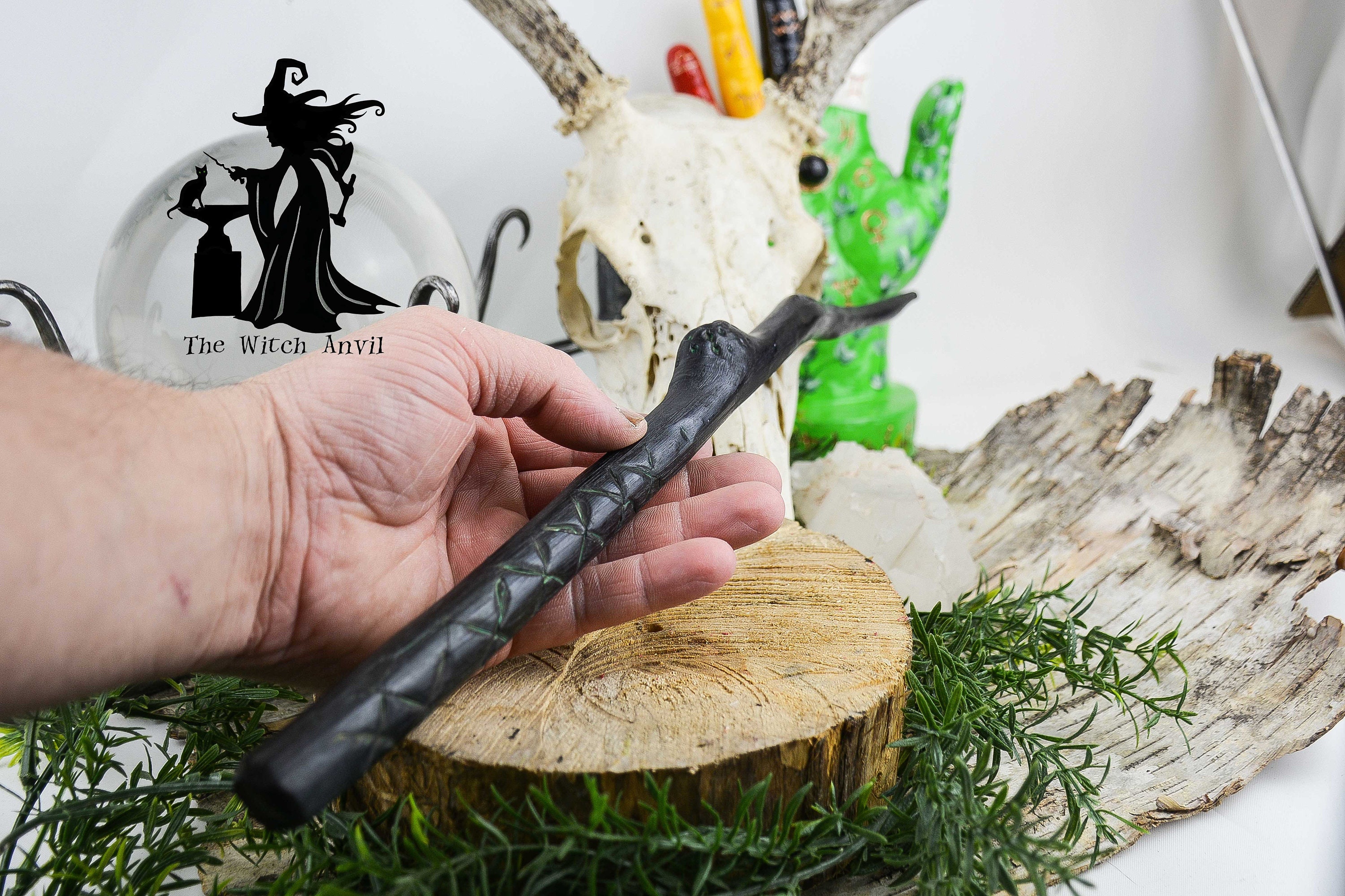 Traditional Wand Made of Hazel Wood hazel Named Na Seachd - Etsy