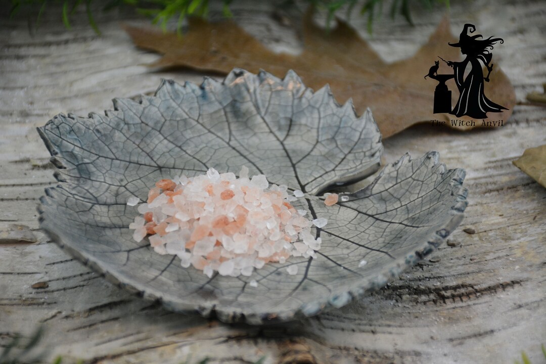 Bowl Leaf Shaped, Bowl, Wiccan Altar, Birthday Gift, Friends, Unique ...