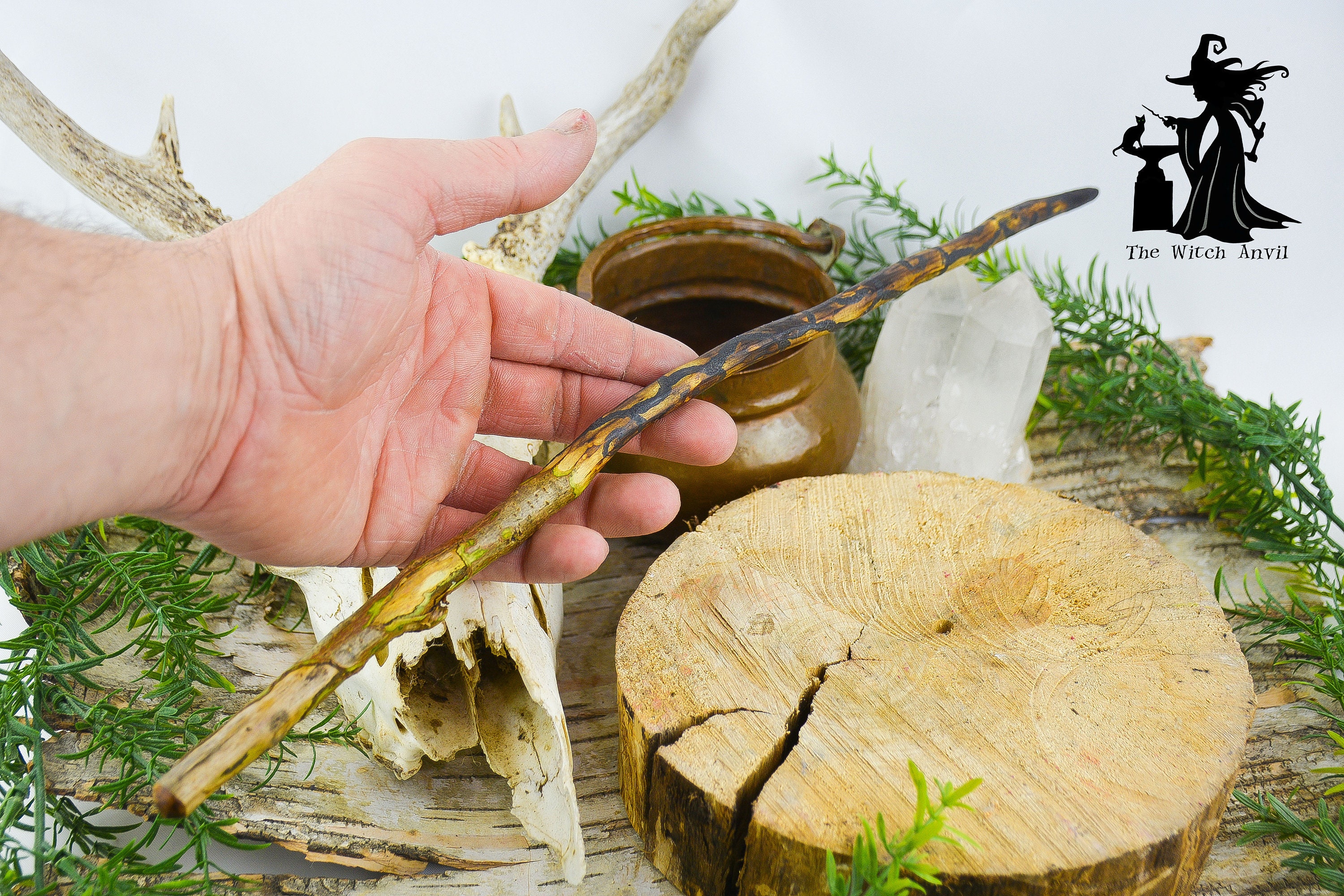 Magic and Rustic Wand of Natural Natural Winter Holly Stick - Etsy