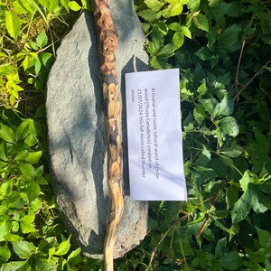 Traditional Cedar Wood Wand Named Dealanach Dìomhair (mysterious ...