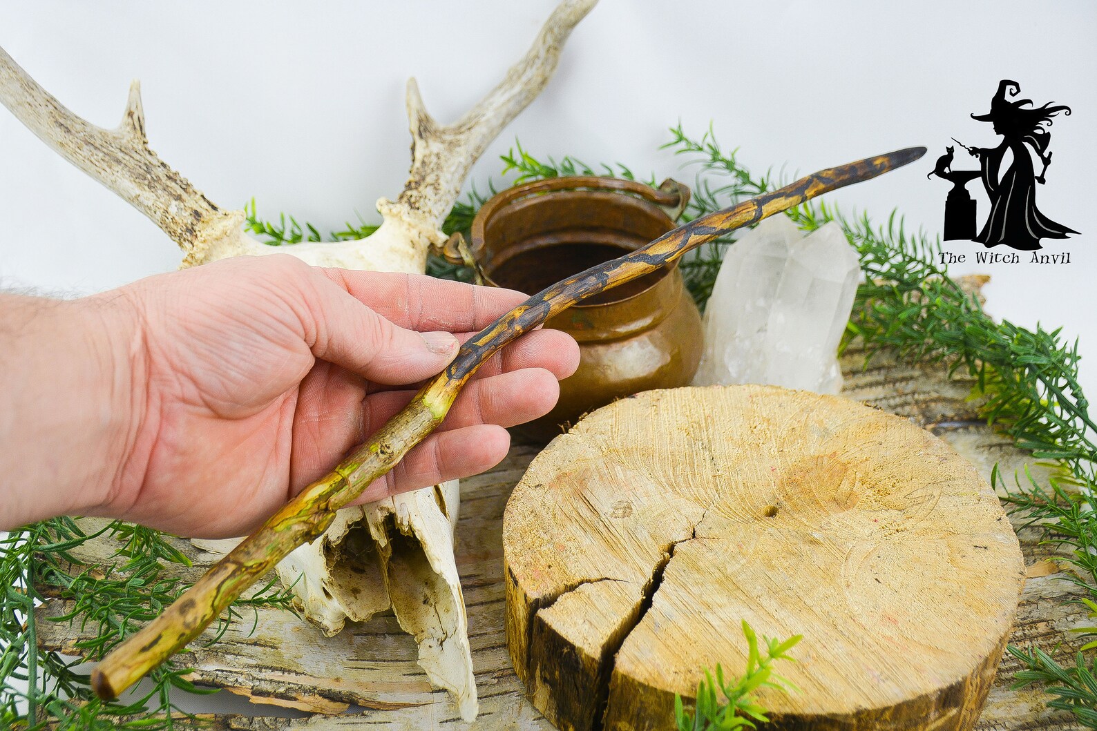 Magic and Rustic Wand of Natural Natural Winter Holly Stick - Etsy