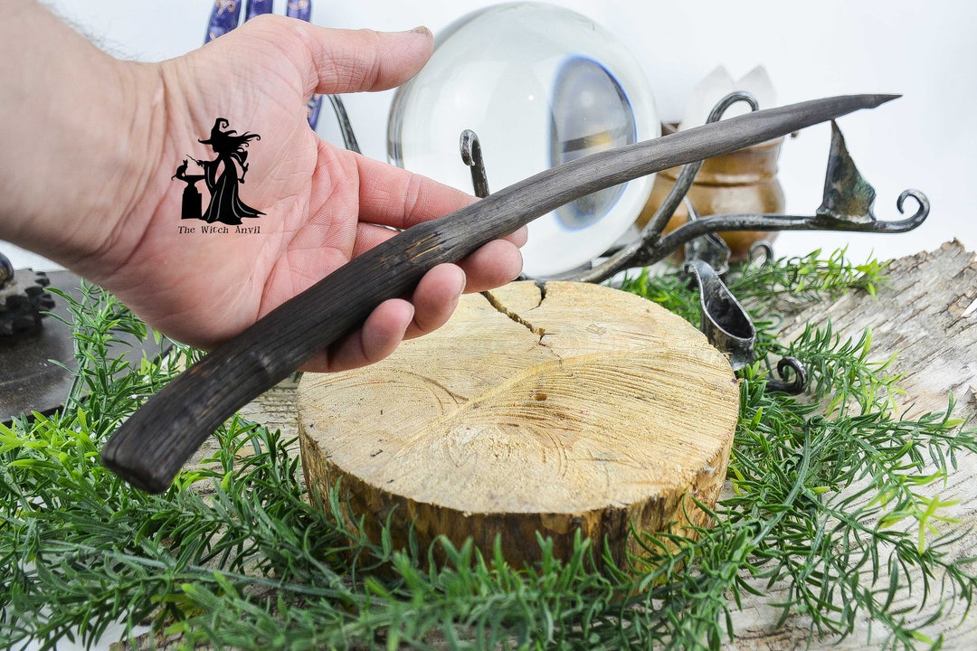 Traditional Wand Made of Hazel Wood (hazel) Named Caban Fèidh (deer ...