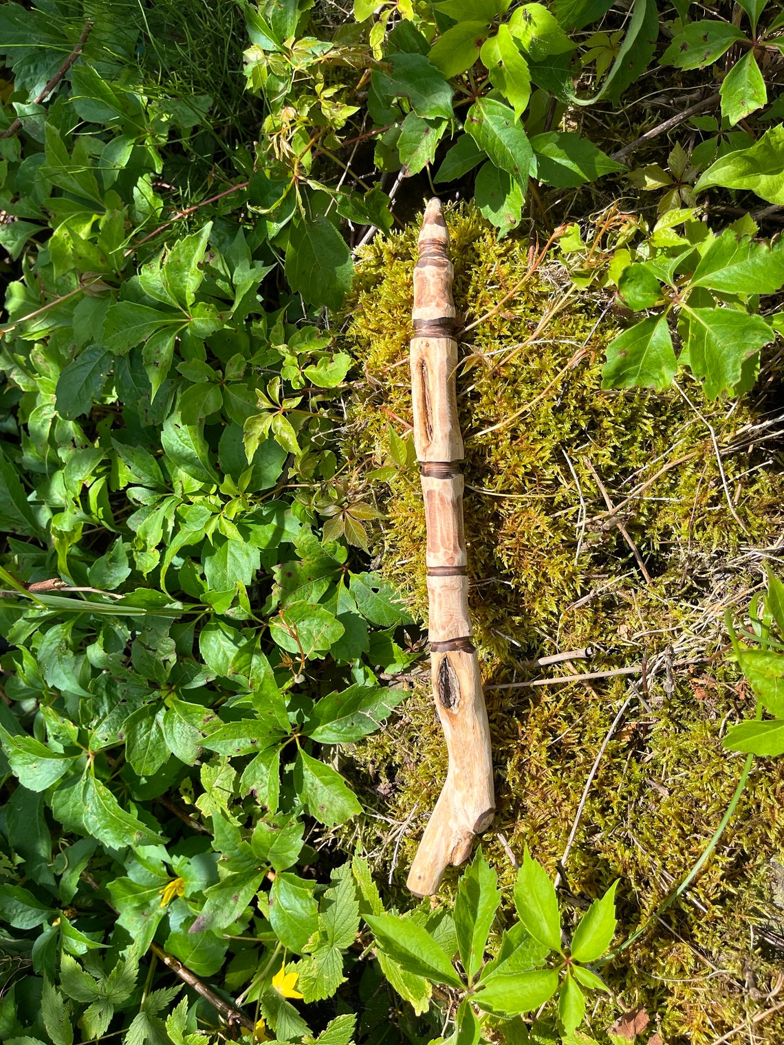 Rustic Hawthorn Wood Witch's Wand Named Sgèile Bheag small Scale - Etsy