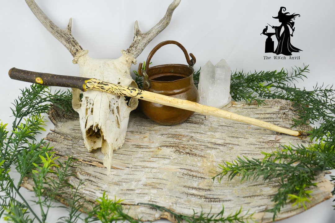 Traditional Wand Made of Buckthorn Wood rhamnus Cathartica - Etsy