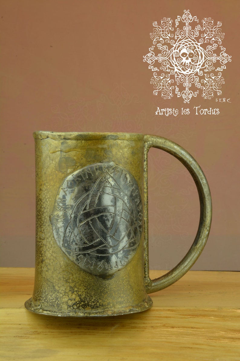 Beer Triquetra Triskel Tankard Mug - Etsy