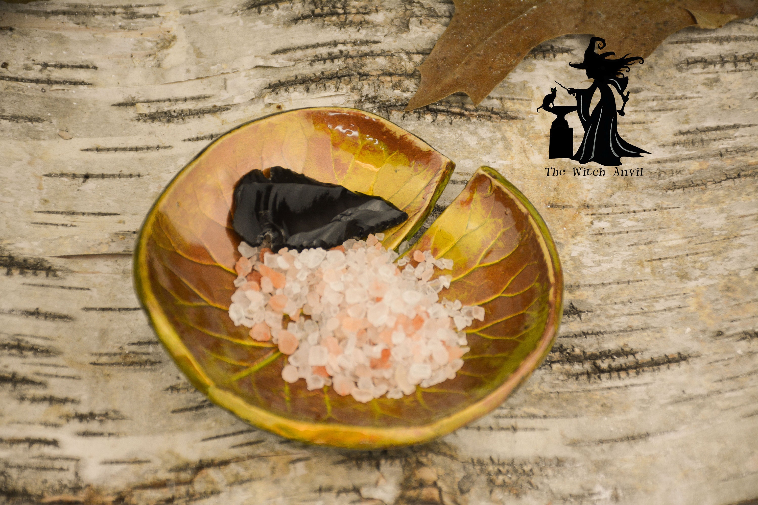 Bowl Leaf Shaped Bowl Wiccan Altar Birthday Gift Friends - Etsy